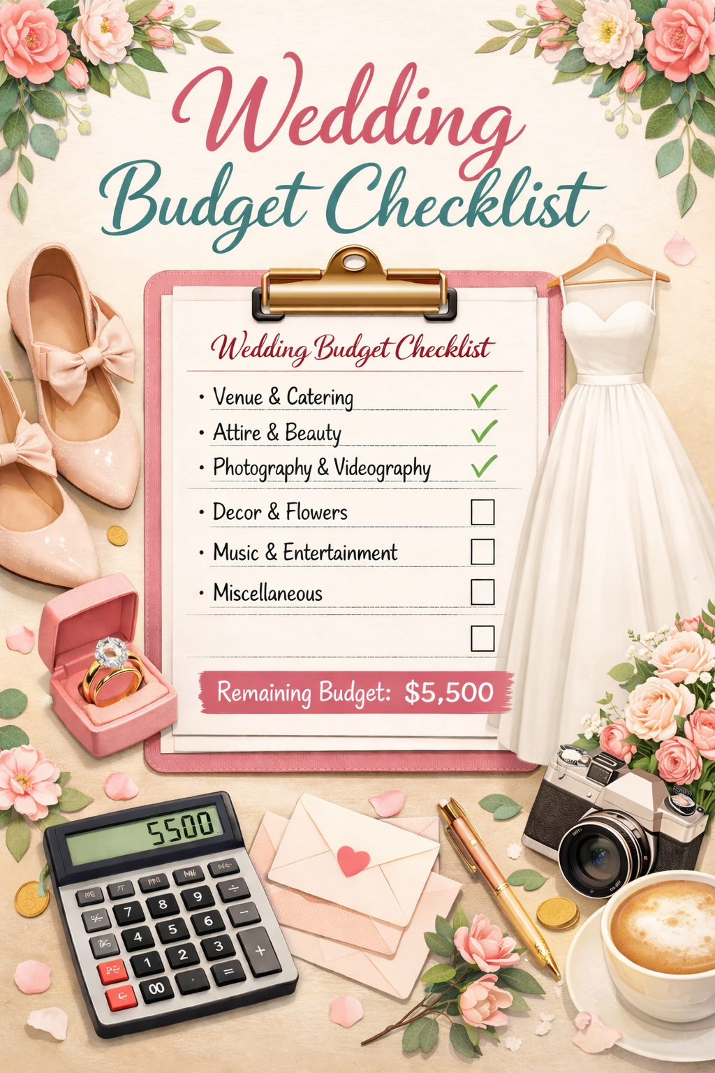 Wedding Budget Breakdown by Category (Realistic Percentages)